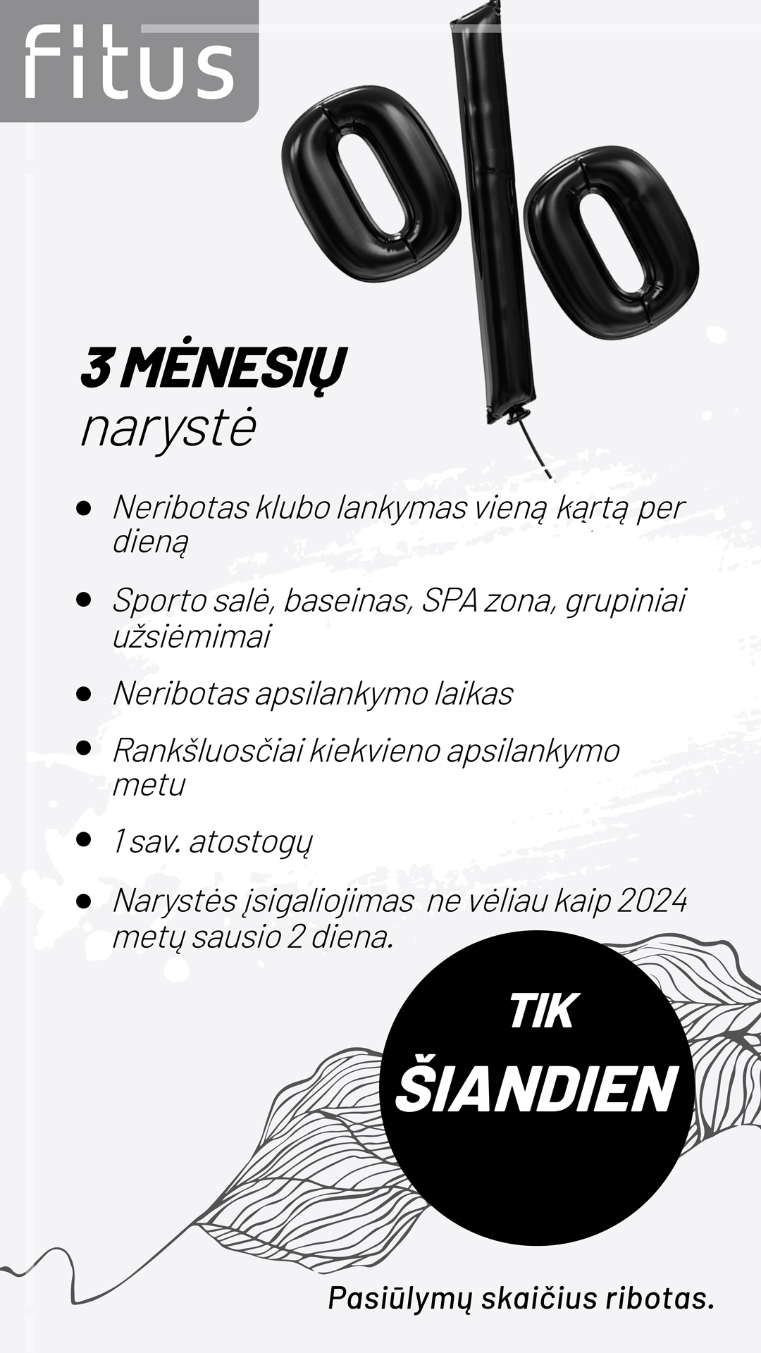 3 mėn. narystė (galima aktyvuoti bet kada, bet ne vėliau kaip 2025 ...