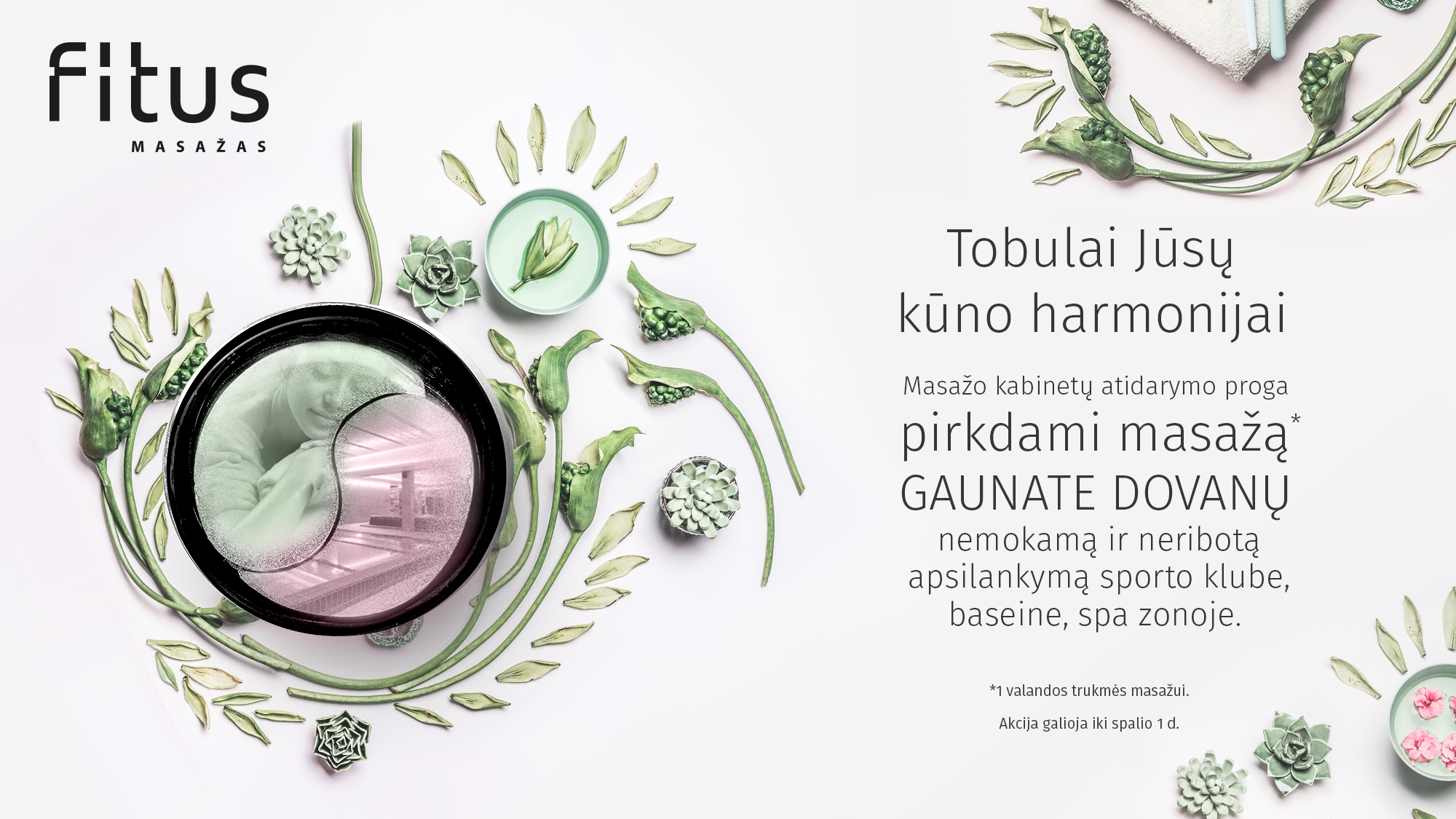 Masažo pasiūlymas neturintiems Fitus narystės. - Sporto Klubas Fitus